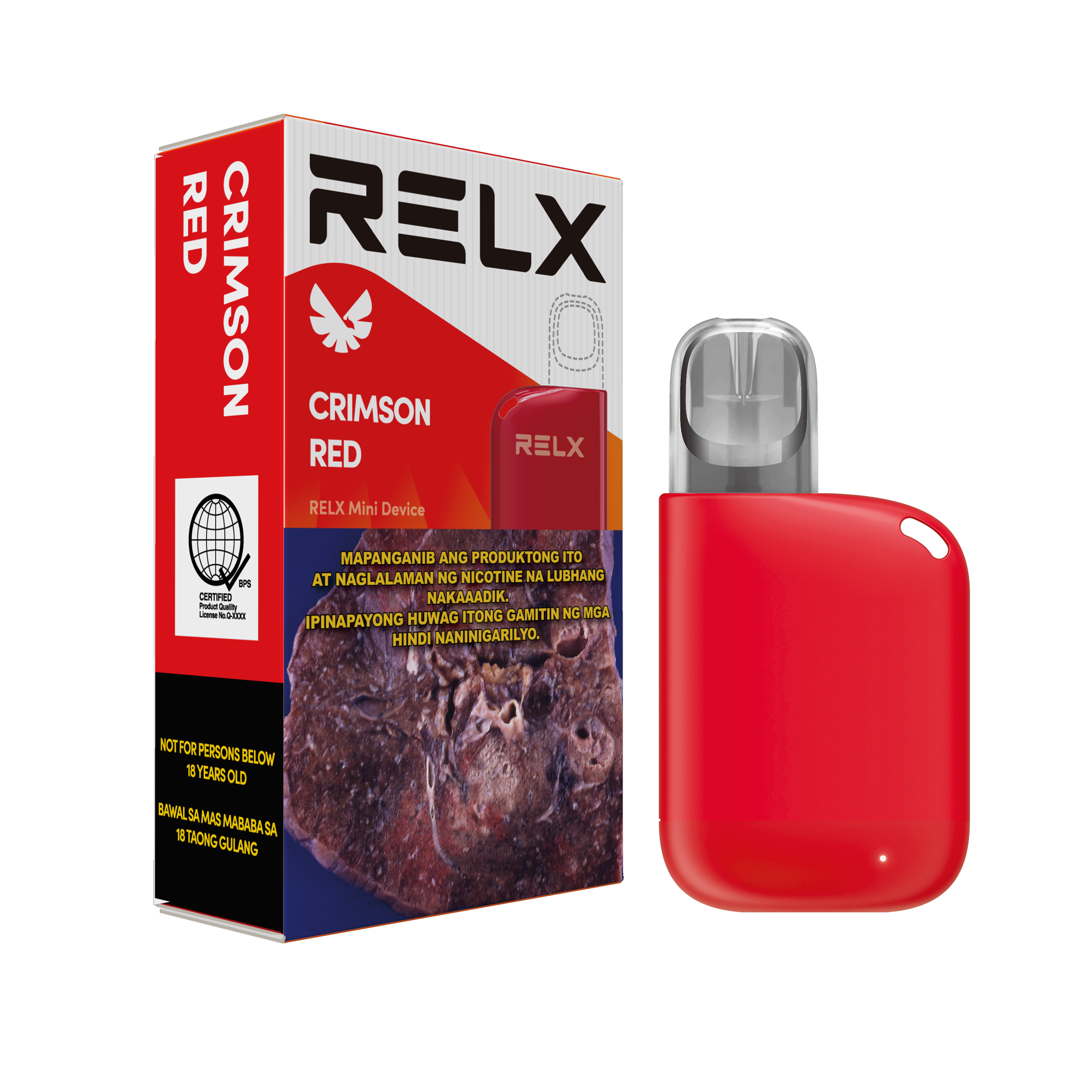 RELX Mini Device Crimson Red｜RELX - Luckvape Philippines – luckvape
